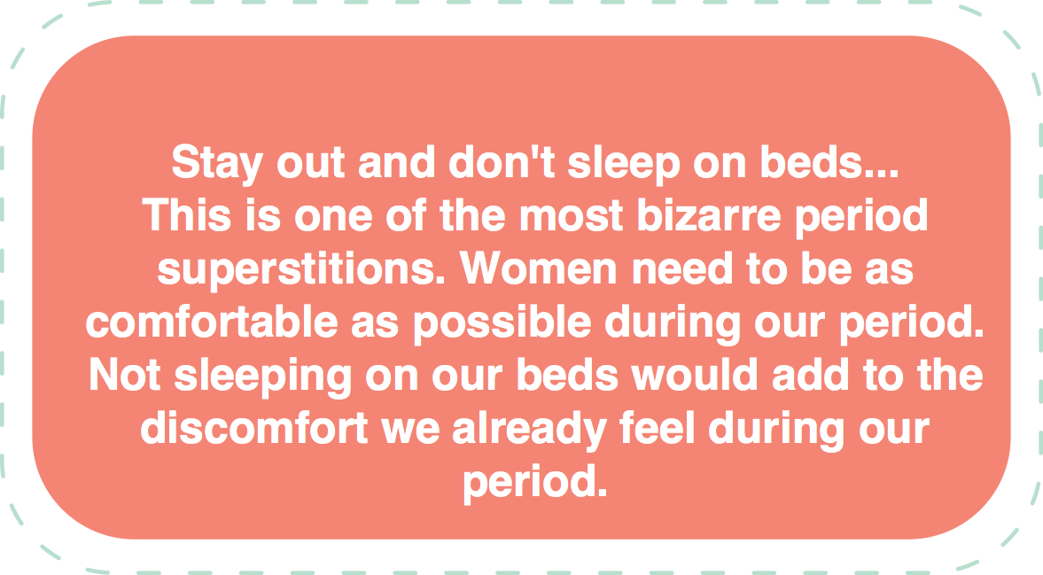 Bizarre period superstitions in India - #DefySuperstitionDay