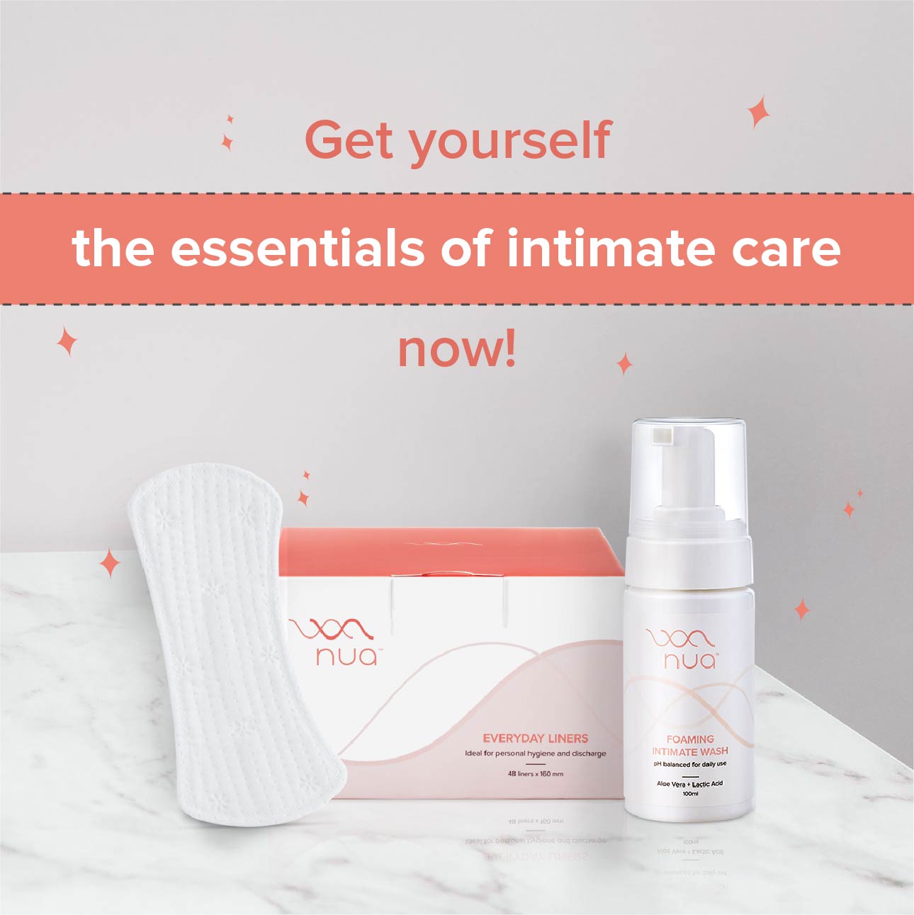 Intimate care during your first period