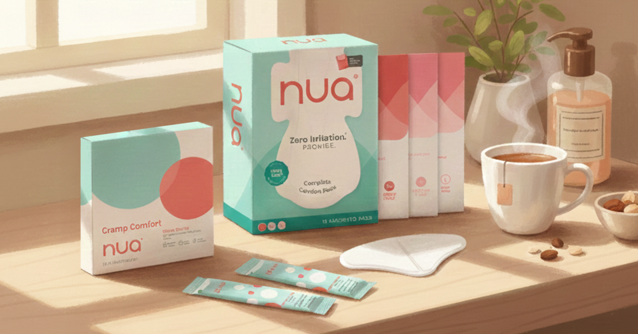 Nua's Trial Pack: Explore Zero-Irritation Period Care