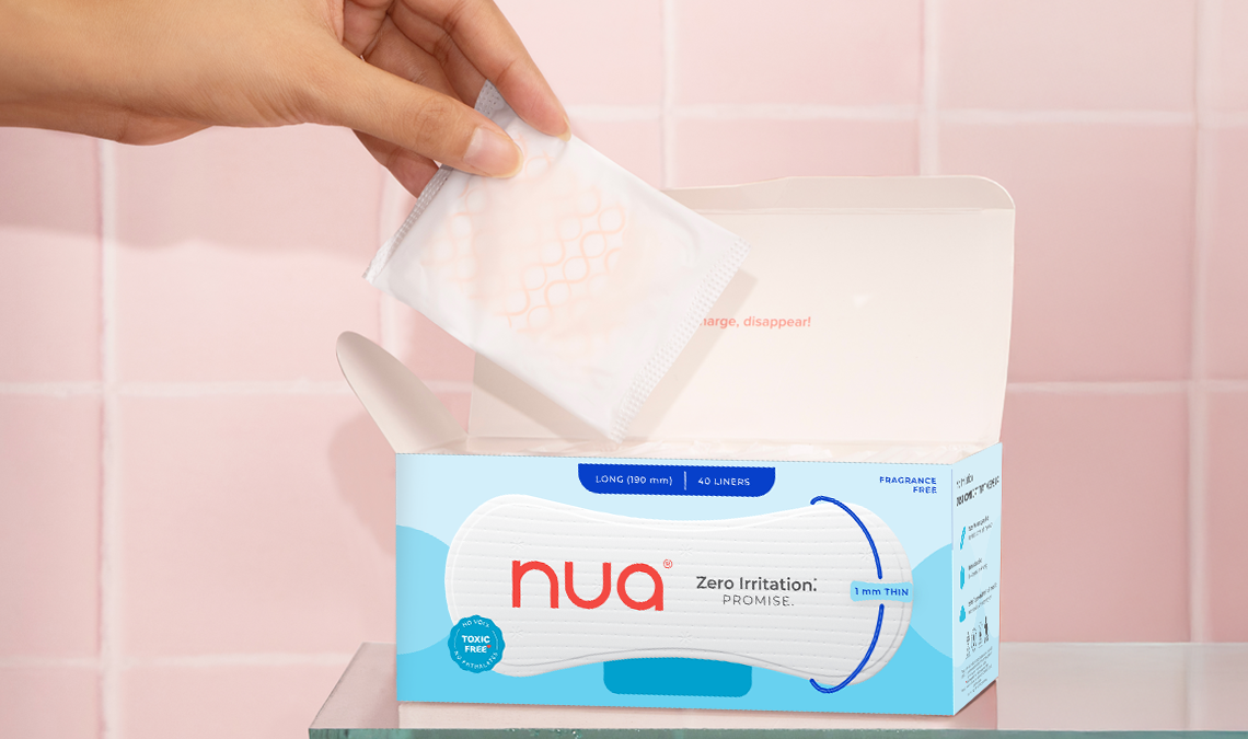 Nua Panty Liners for White Discharge: For Your Office Routine